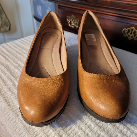 Nurture by Lamaze | Shoes | Nurture Womens Leather Wedge Heel Comfort ...